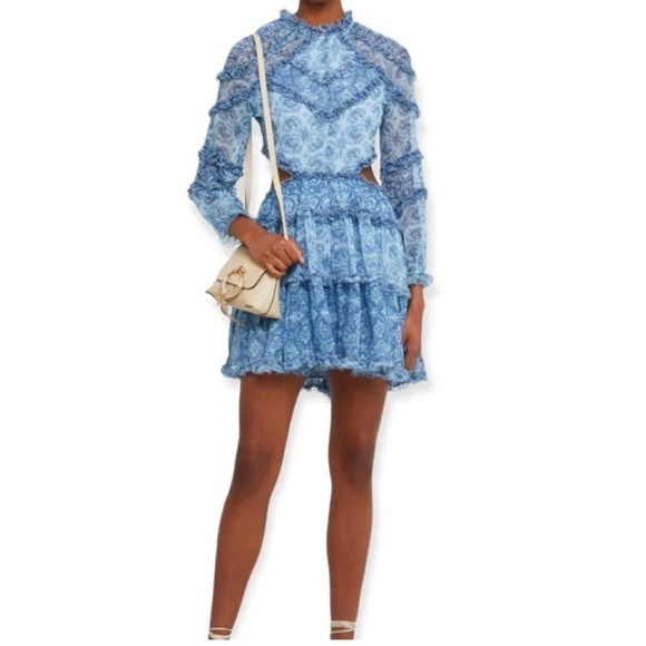 o.p.t | Dresses | Opt Blue Nori Dress | Poshmark